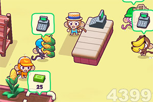 小猴超市_小猴超市html5游戏_4399h5游戏-4399小游戏